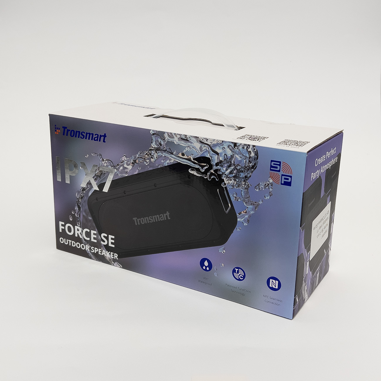 Tronsmart Force SE 50W vízálló vezeték nélküli Bluetooth hangszóró Powerbank funkcióval fekete ...