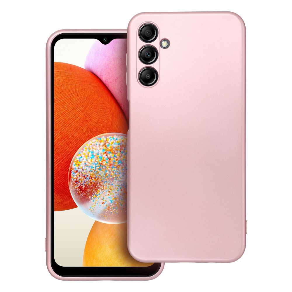 METALLIC tok Samsung A14 5G / A14 4G pink - SmartDiszkont